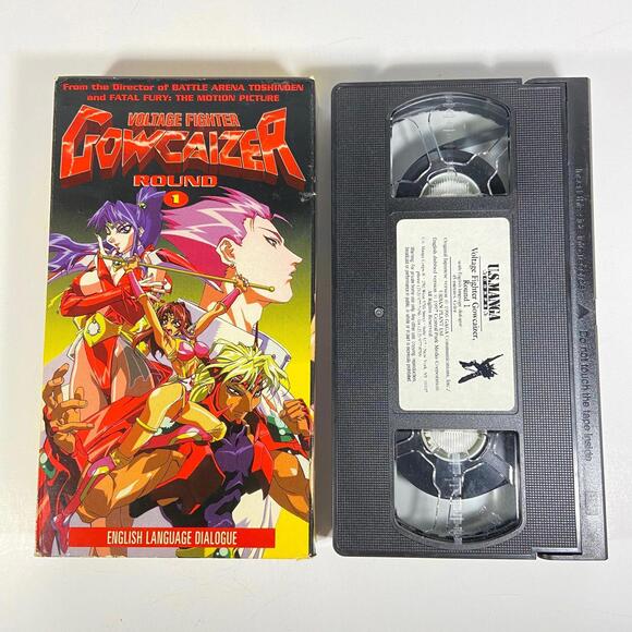 Media | Us Manga Corps Voltage Fighter Gowcaizer Round 1 Anime Vhs ...